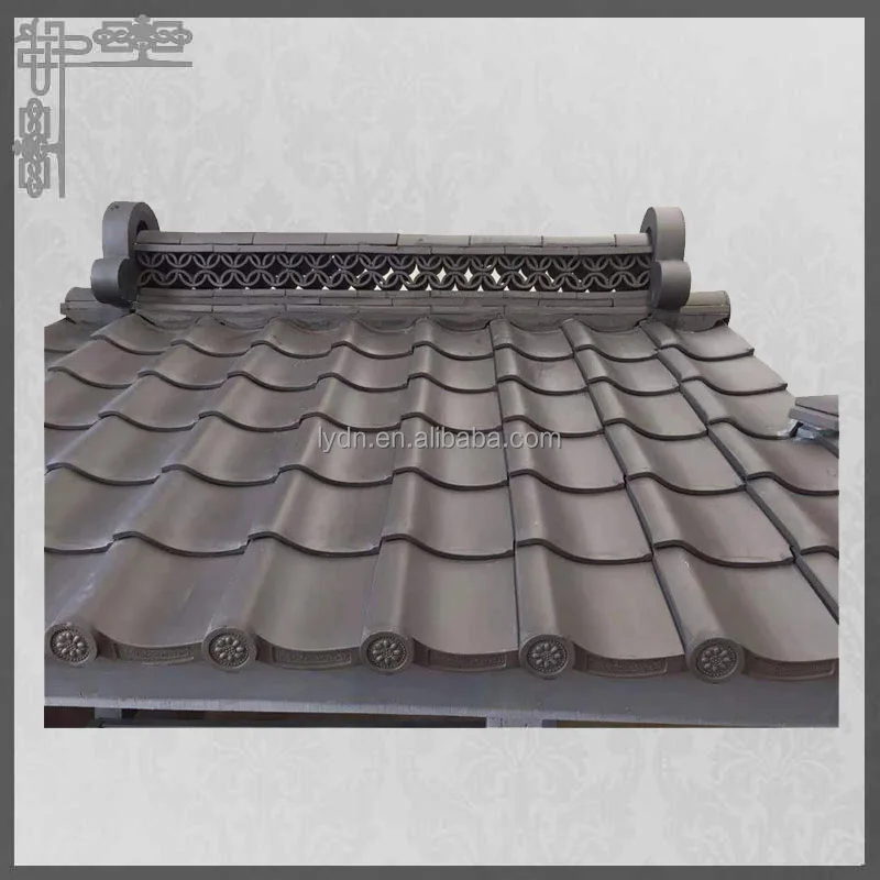 Japanese Cobalt Blue Clay Roof Tiles - Durable & Stylish