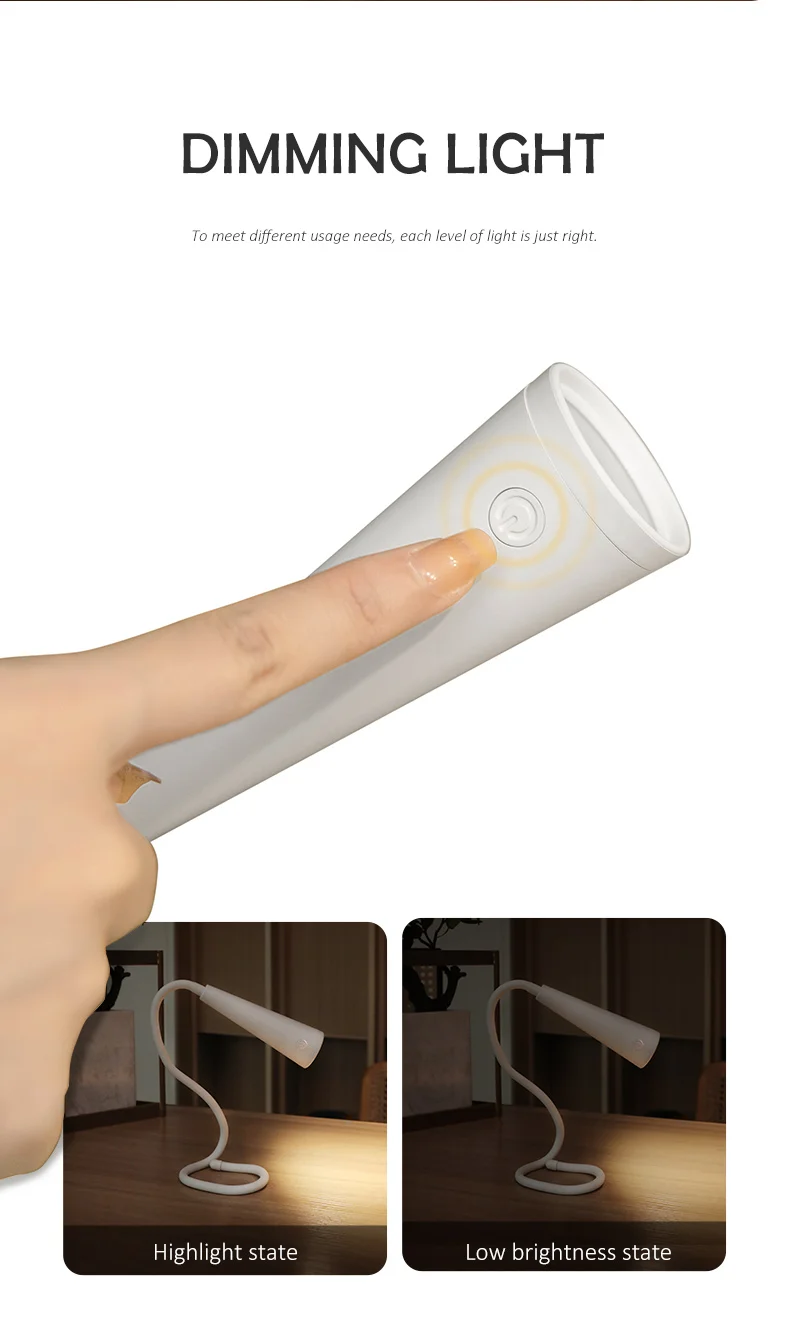 Minimalistic Table Lamps Dimmable Office Workbench Lamp Multifunction ...