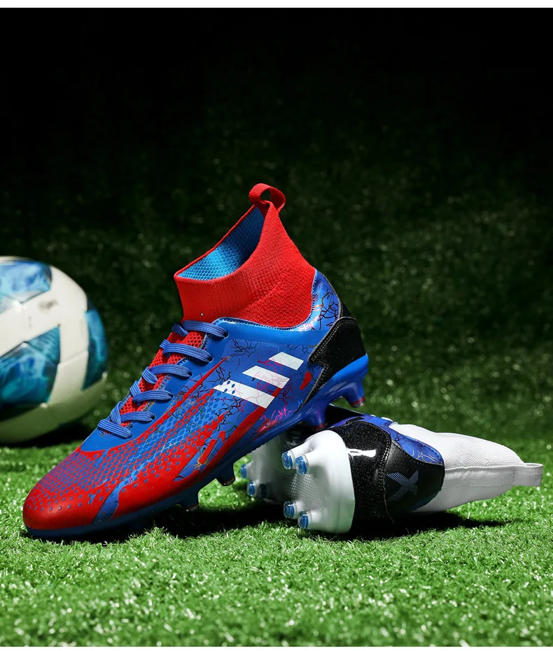 Custom Outdoor Assassin 15 High Cut Fg Spiked Football Shoes Wholesale ...