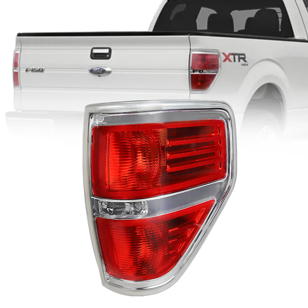 Red Lens Tail Light Cover Kit for Ford F-150 2011-2013
