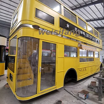 Factory Price Custom Vintage Bus London Double Decker Bus Food Truck ...
