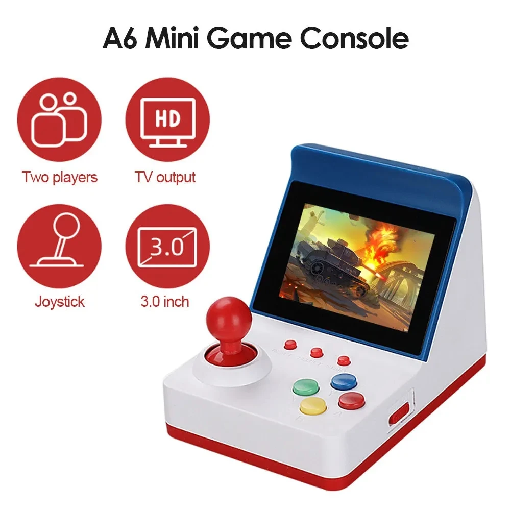 A6 8 Bit Mini 360 Fc Classic Games Console Wholesale Double Tv Connect ...