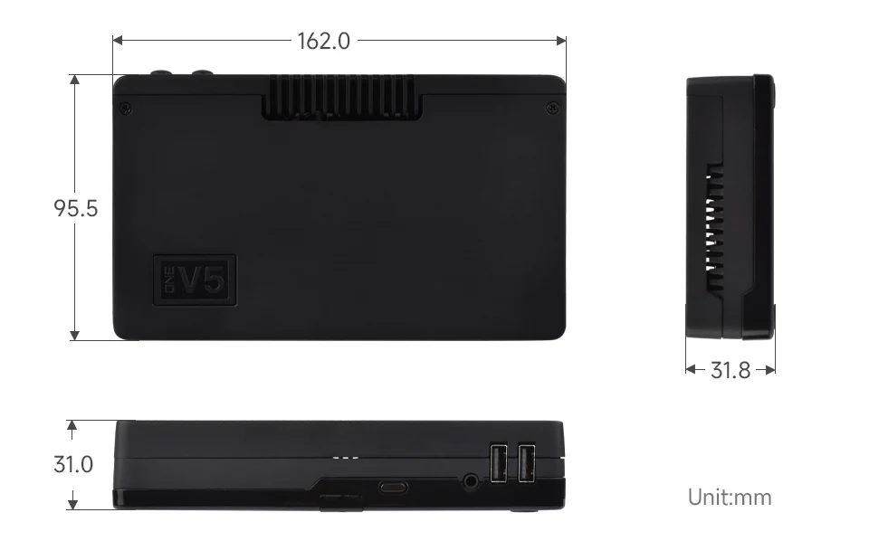 Waveshare ARGON-ONE-V5-Dual-M.2-Case-SKU-30952 ,ARGON ONE V5 Case For ...