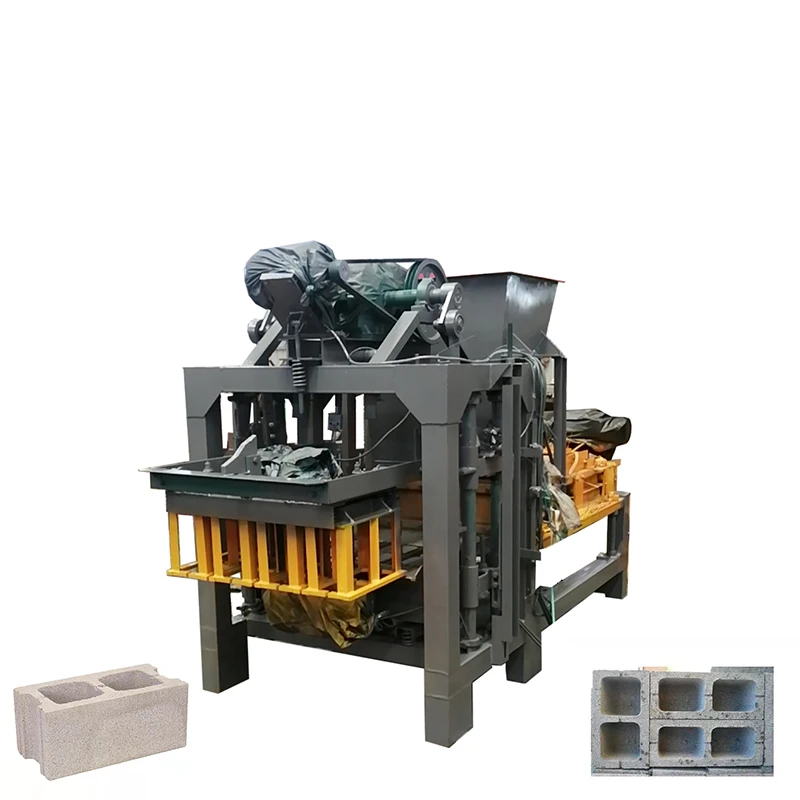 Block Paving Auto Hollow Concrete Interlocking Brick Machine - Buy Mini ...