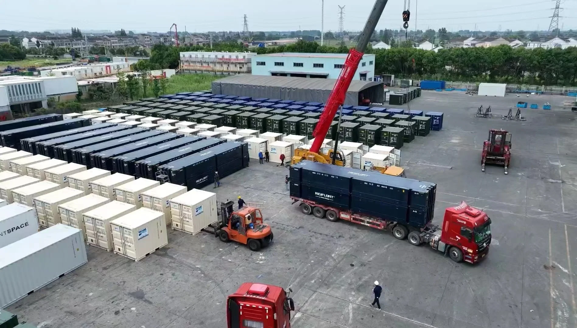 CSC Certificated Shipping Container Shape Pontoon Platform Modular Barge