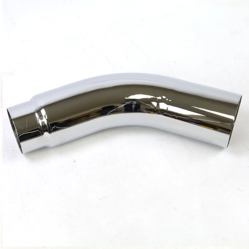 Universal Exhaust Elbow Pipe M Performance Dual Chrome Muffler Tips For ...