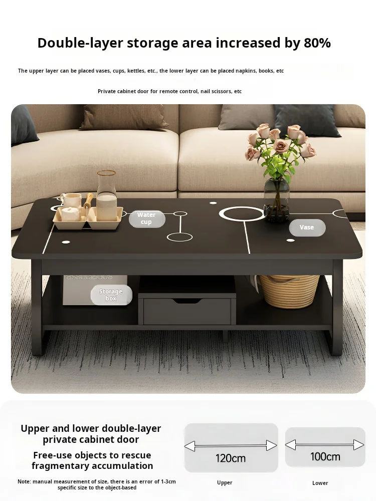Modern Coffee Table With Easy Installation For Living Room Stylish And ...