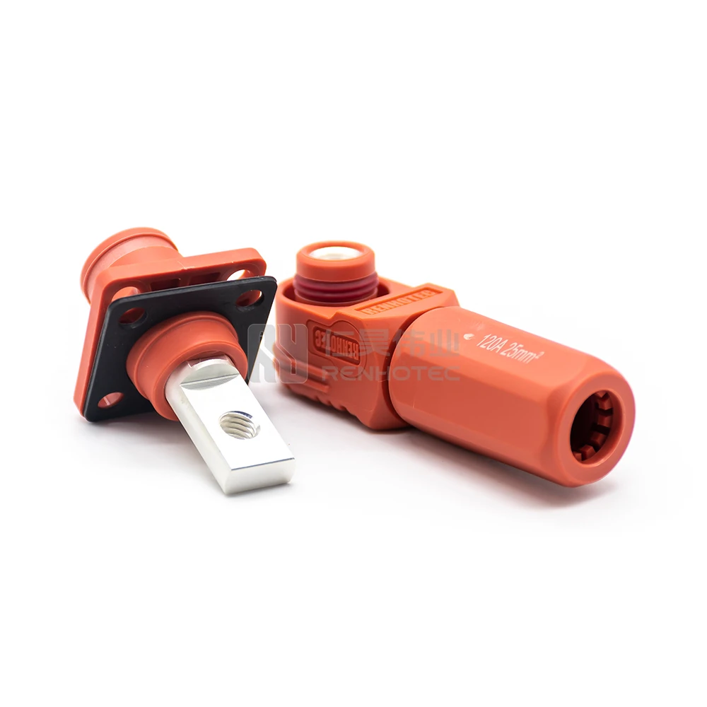 200a Dc Power Connector For Battery Pack Bms 1pos Cable Plug And Panel ...