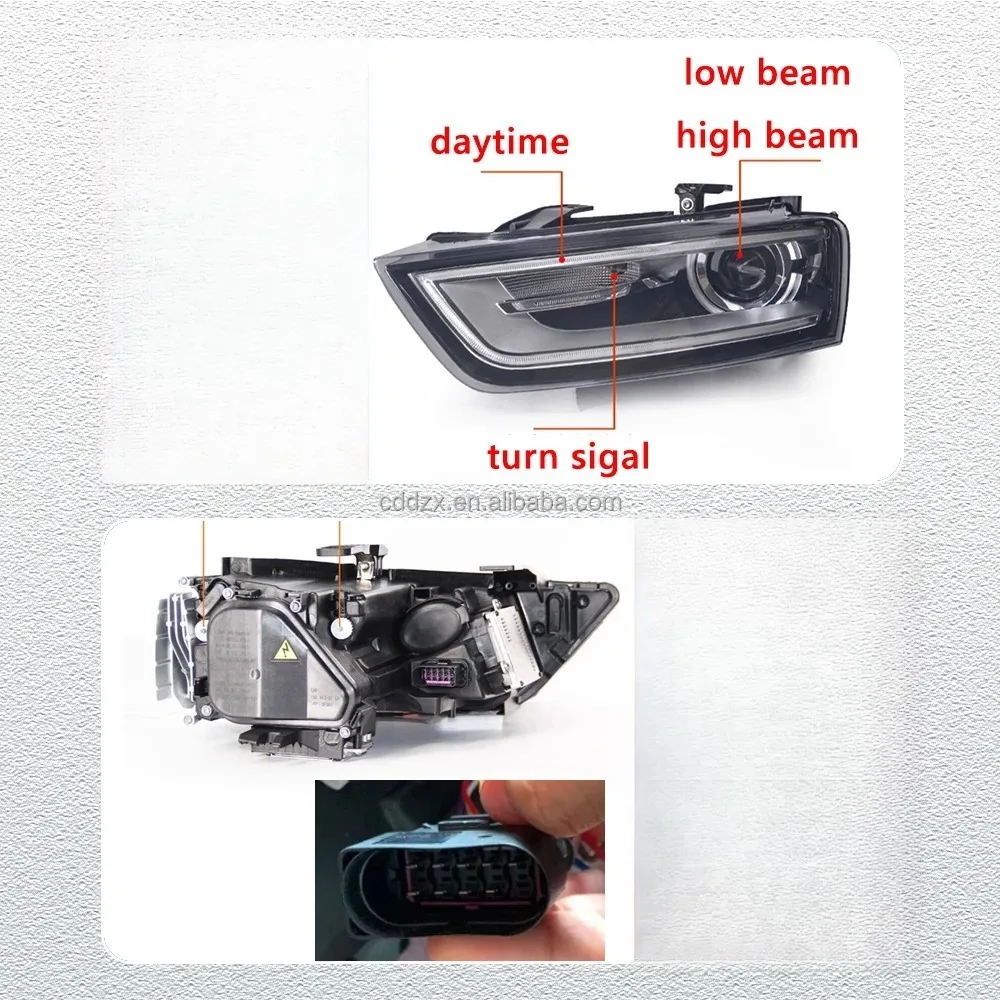 Q3 Headlight 2012-2015 for Audi HID Xenon Assembly Headlamp OEM ...