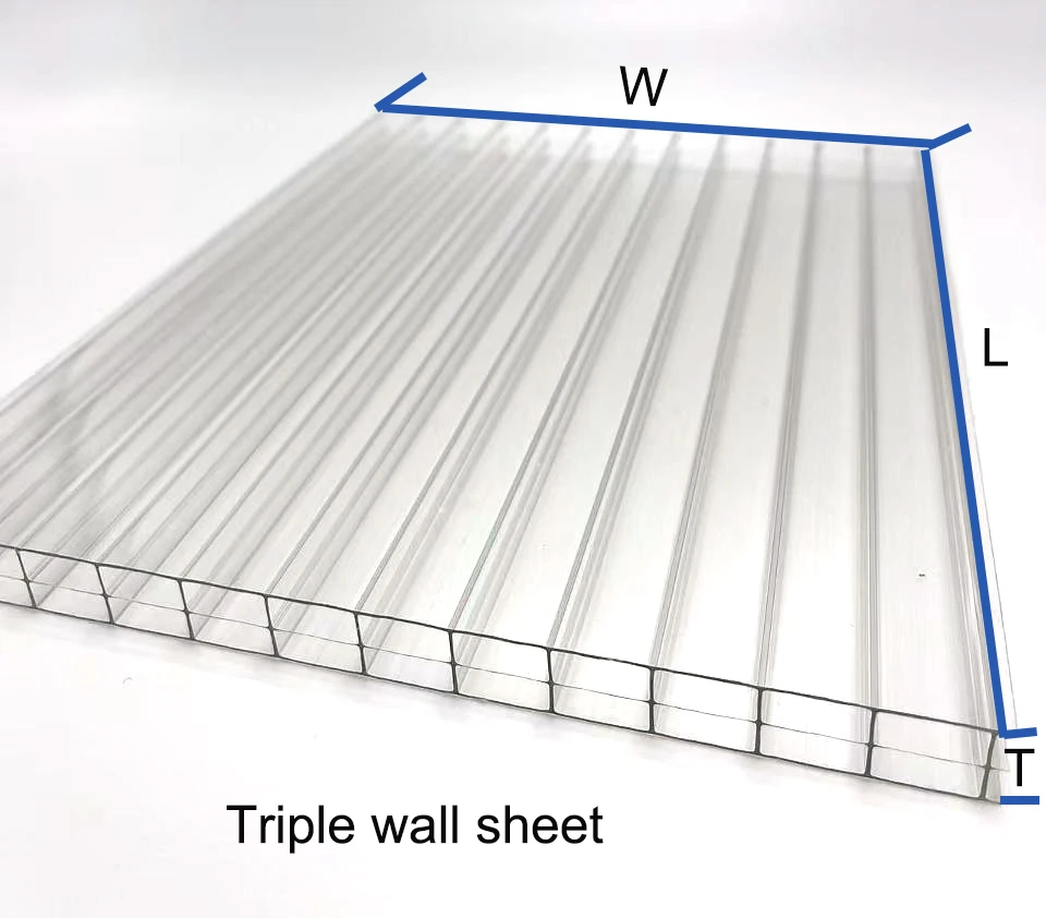 6mm Twinwall Polycarbonate Sheet Sun Emboss Sheet Pc Cover Skylight ...