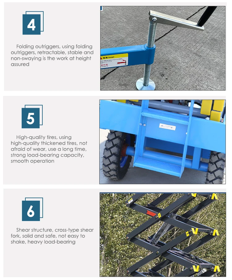 Lifter Machine Hydraulic Movable Lift Tables 500kg Electric Motor Lift ...