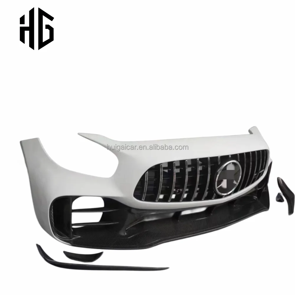 Gtr Style Body Kit With Semi Carbon Fiber Front And Rear Bumper ...