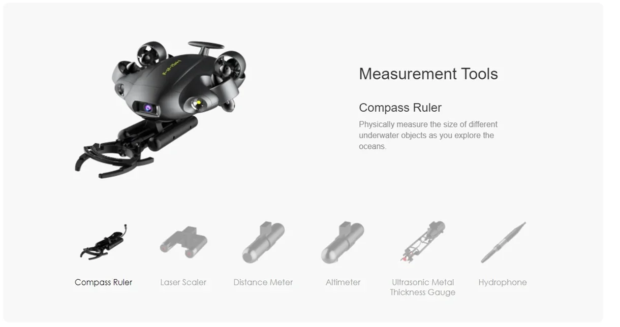 Camoro Mini ROV Underwater Drone with 4K Camera & Fishing Light