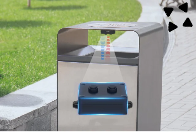 Lorawan Waste Bin Sensor - Smart, Reliable, and Efficient
