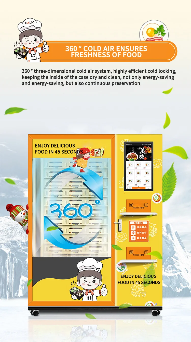 Japanese Box Lunch Vending Machine Food Vending Sandwich Smart ...