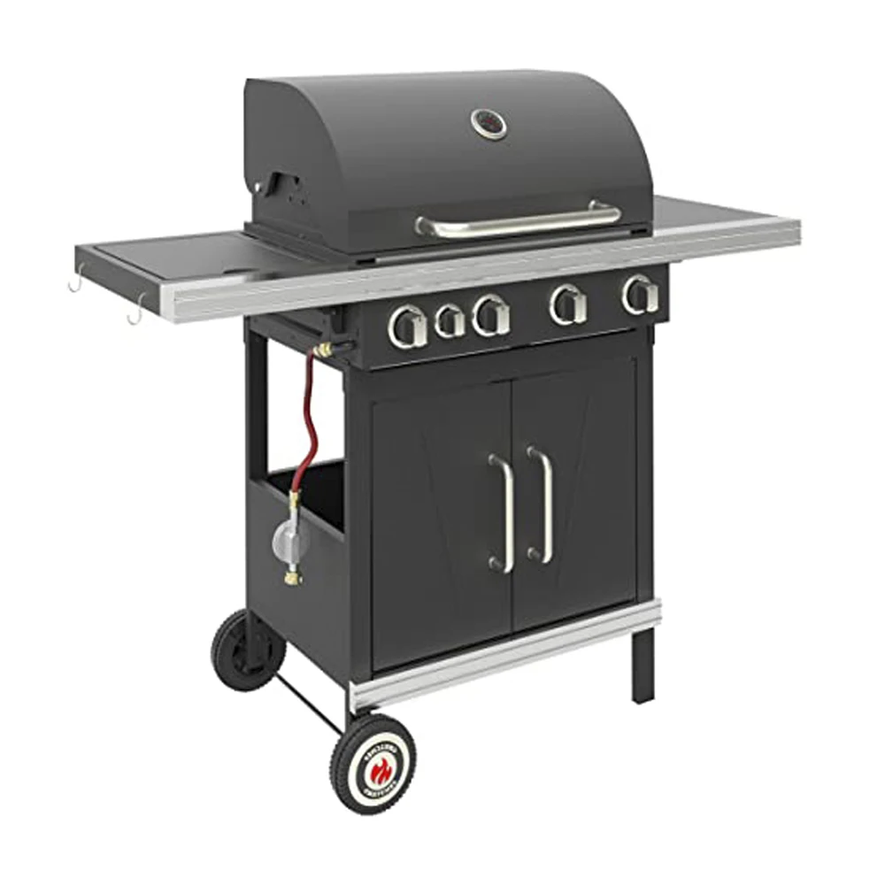 Stainless Steel Gas Portable Barbecue Outdoor Party Metal Charcoal ...