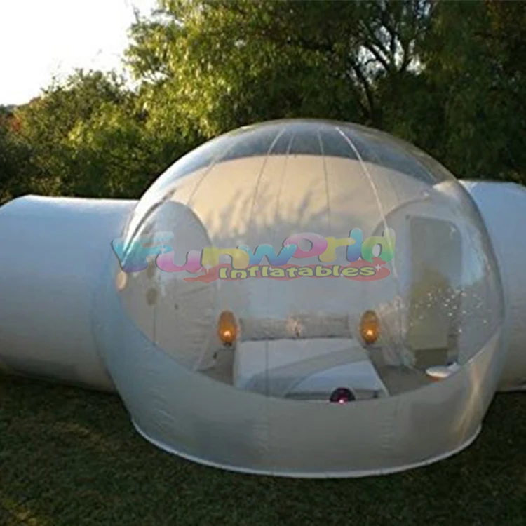Outdoor Party Inflatable Glamping Tent Transparent Dome Inflatable ...