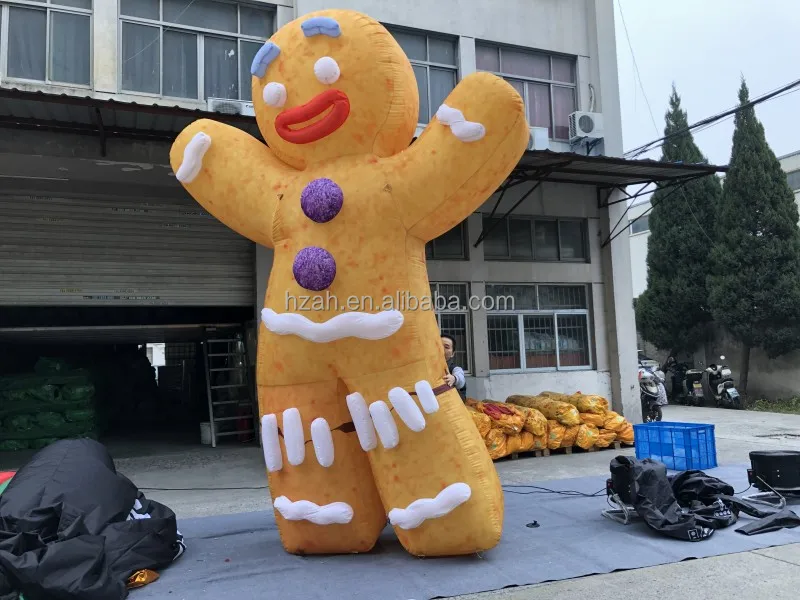 Giant Inflatable Gingerbread Man - Perfect Christmas Decor