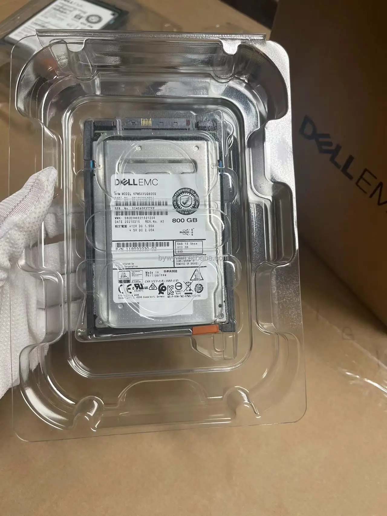 Dell D4-2SFXL-800 D4F-2SFXL-800 800GB 12gb SAS SSD for Unity