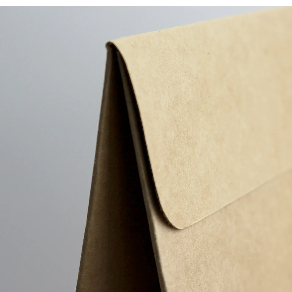 Recycled Customized LOGO Kraft Paper Envelope Bags Apparel Cotton Pouch ...
