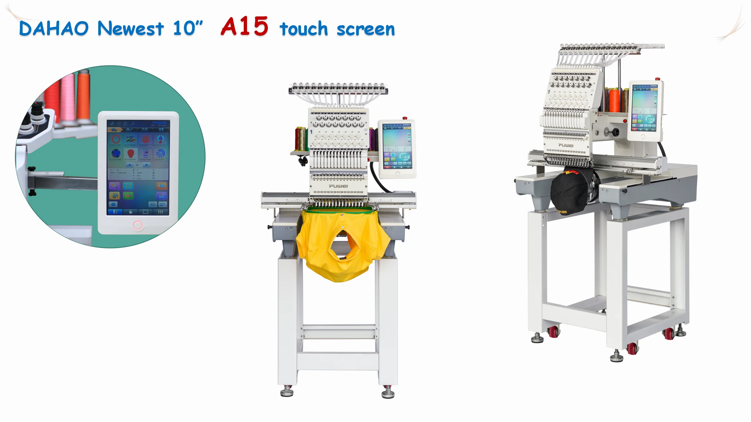 Fuwei Computerized ONE Head Sequin Garment Embroidery Machine