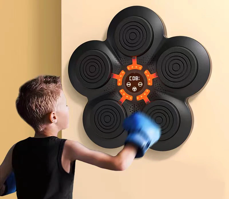 Adult & Child Multifunctional Music Boxing Machine Strength & Speed ...