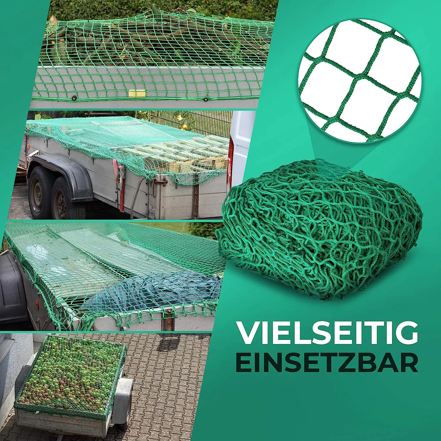 Elastic Knotless Mesh Heavy Duty With Hooks Bed Climbing Cover Trailer ...