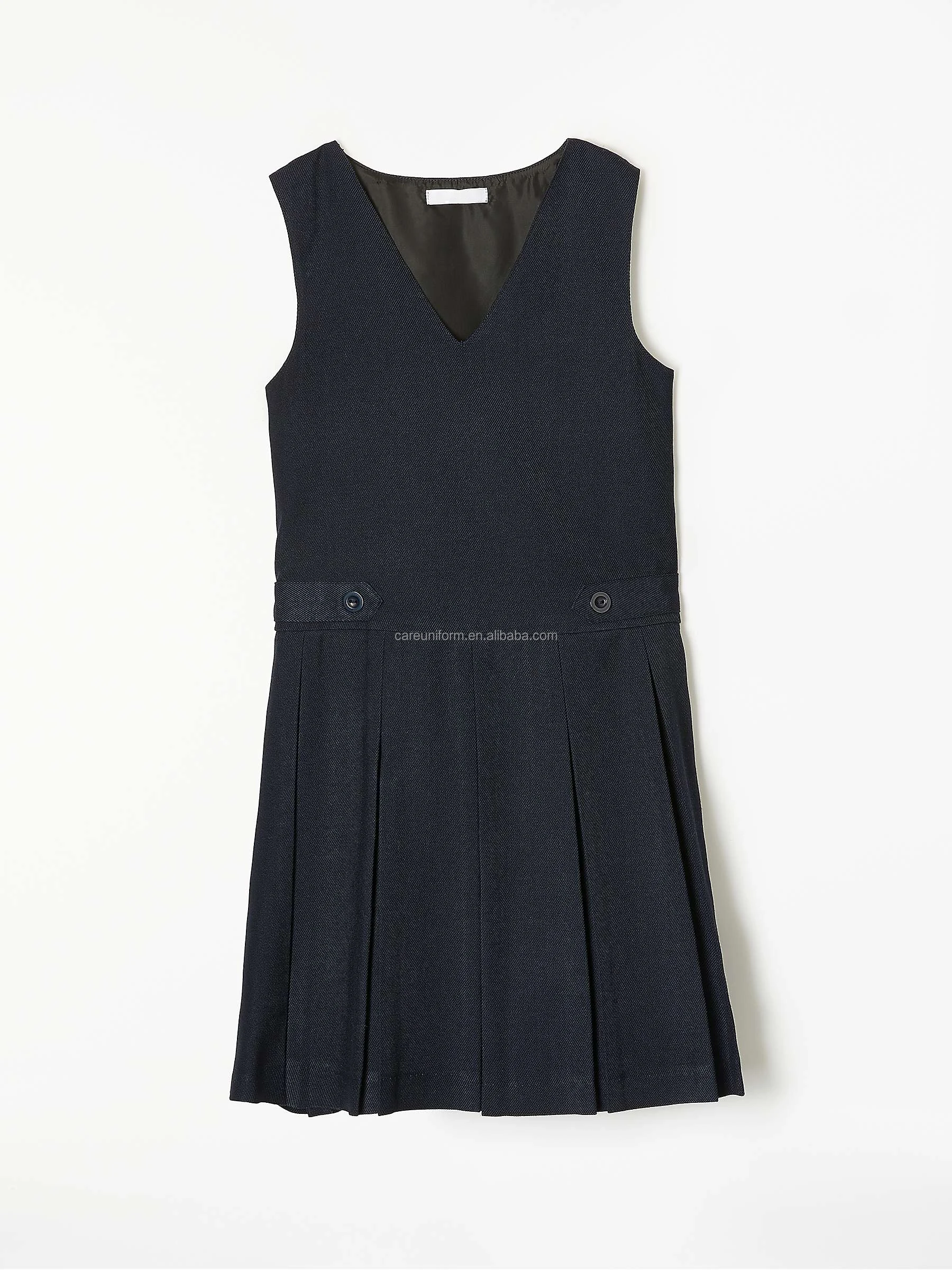 Primary School Uniform Dress - Elegant Plaid Skirt