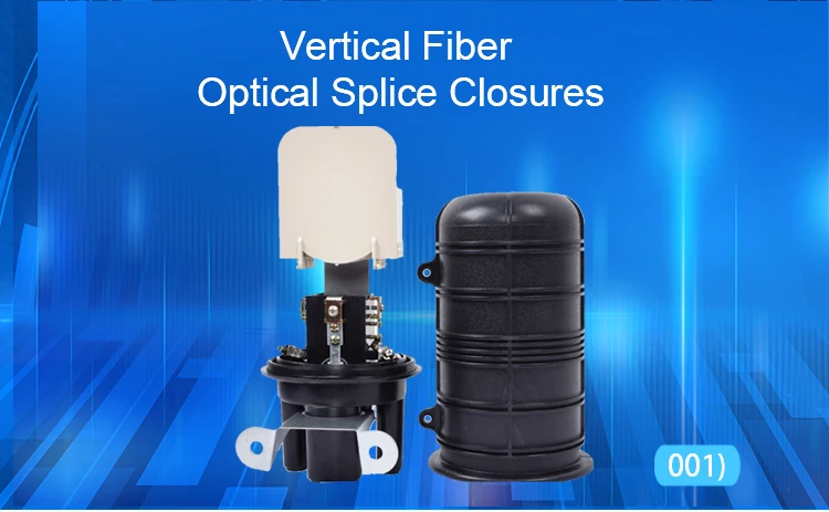 Vertical Fiber Optical Splice Closure Ftth Ip68 Outdoor Mechanical ...