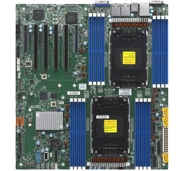 SUPERMICRO X13DEI Server motherboard EATX Dual Socket LGA-4677 5th/4th ...