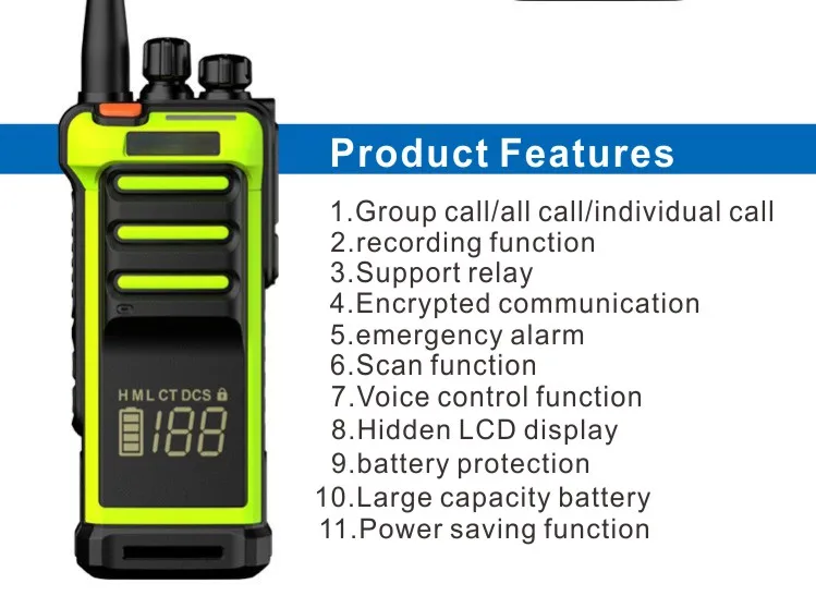 Professional Handheld Intercom Gt-10d Recording Voice-activated Relay ...