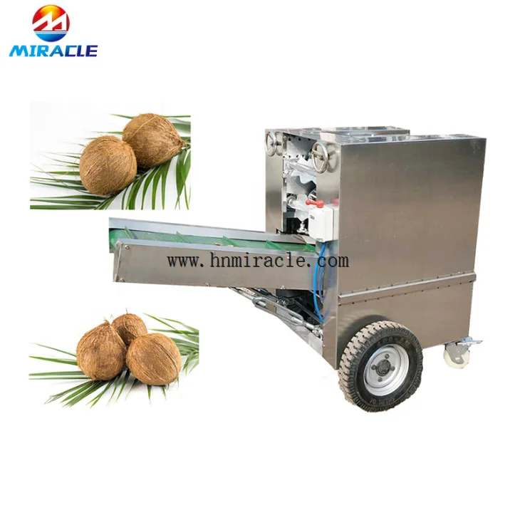 Stainless Steel Automatic Coconut Dehusking Machine Coconut Husk ...