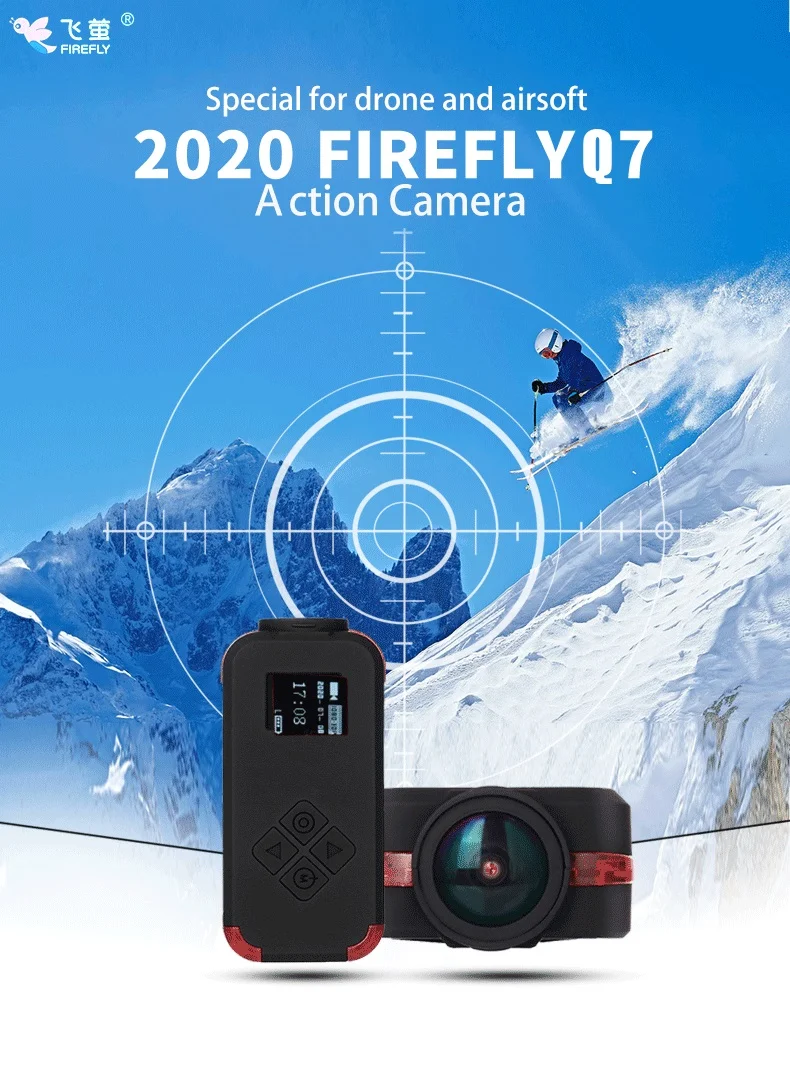Hawkeye Firefly Q7 120 Degree Wide Angle 1080p 30fps Mini Wifi Aerial ...