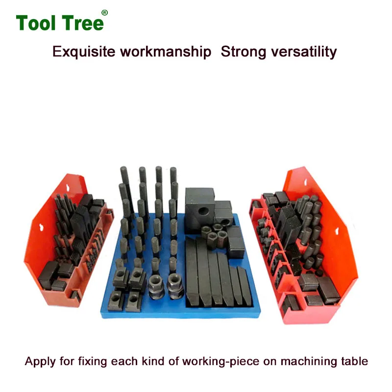 Machine Tools Step Blocks T Nuts T-slot Clamping Kit Bridgeport Mill ...