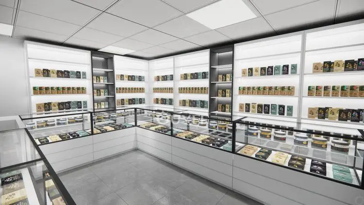 Custom Tobacco Display Shelves for Gas Station Convenience