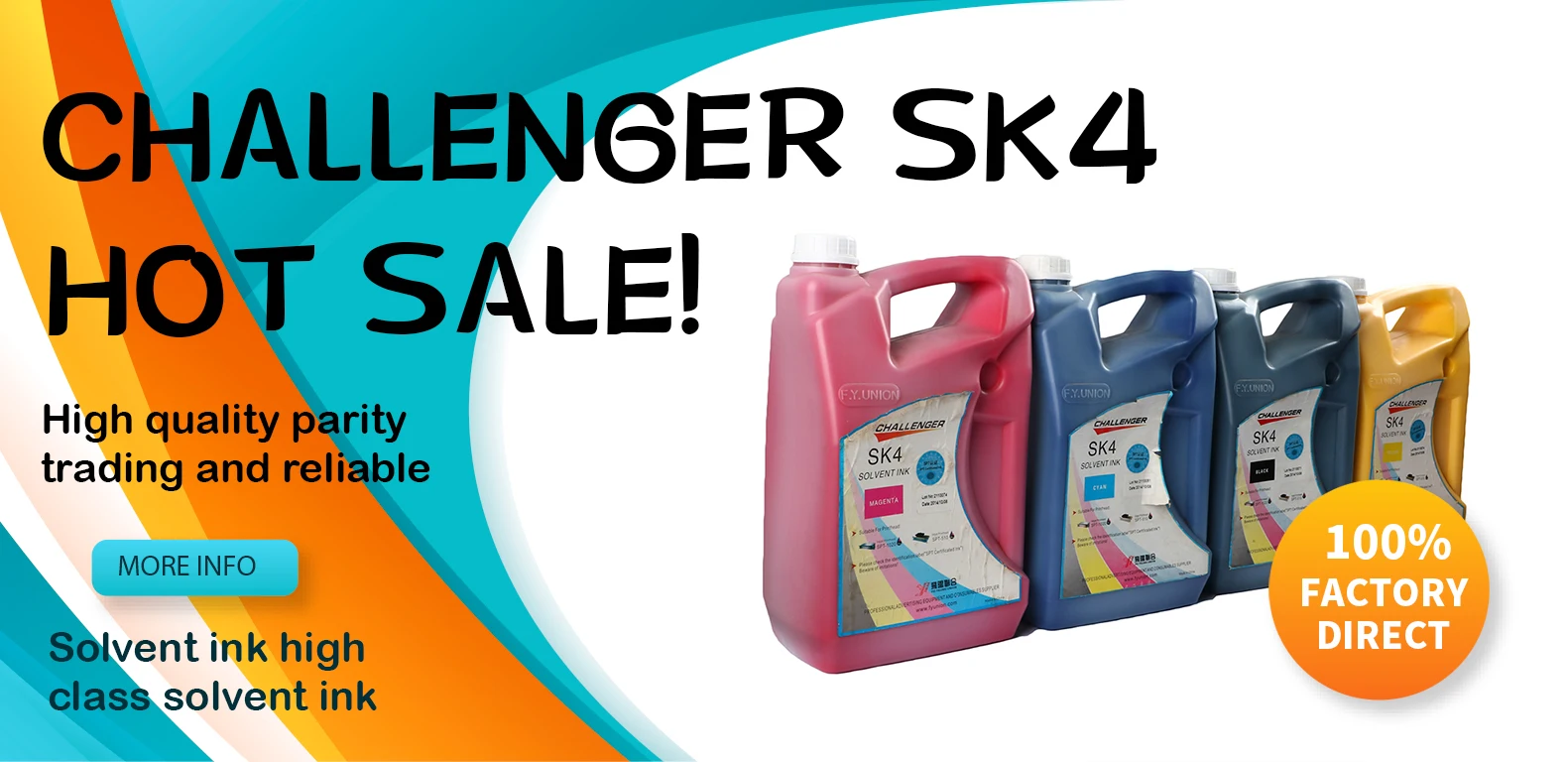 High Quality 100% Original Challenger Solvent Sk4 Ink for Printing ...