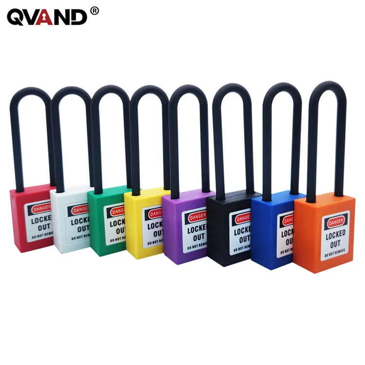 Qvand 76mm Industrial Lock Lockout Security Safety Plastic Padlocks ...