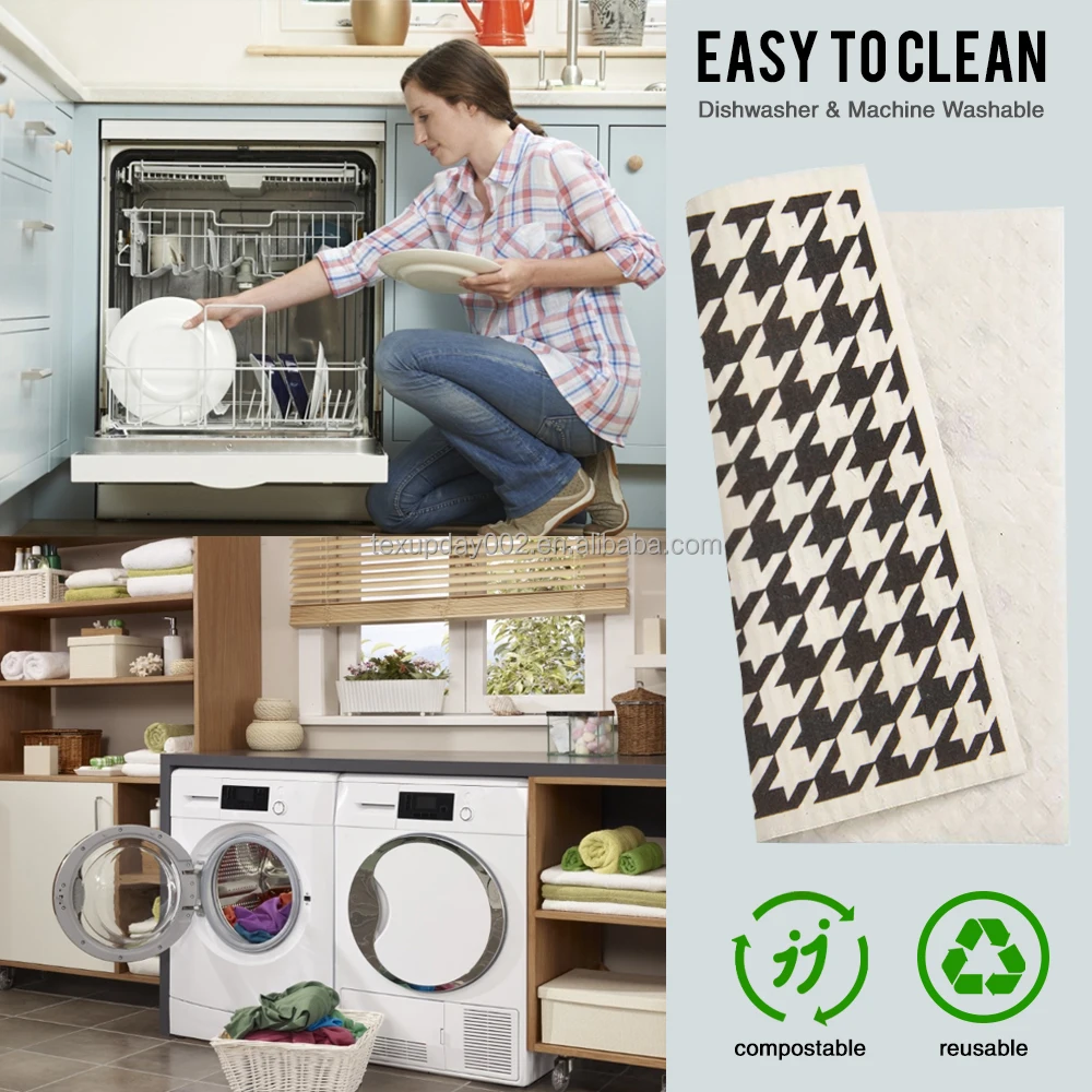 Eco Compostable Natural Cleaning Cloth - Swedish Dish Cloth