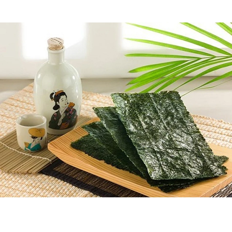 2017 Top Organic Silver Grade Nori Sheets - Seasoned Dried Seaweed