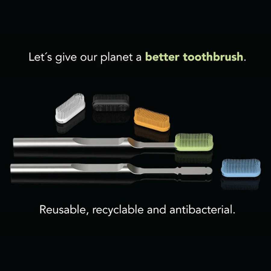 Reusable Toothbrush,Sustainable,Antibacterial,Gingival-friendly ...