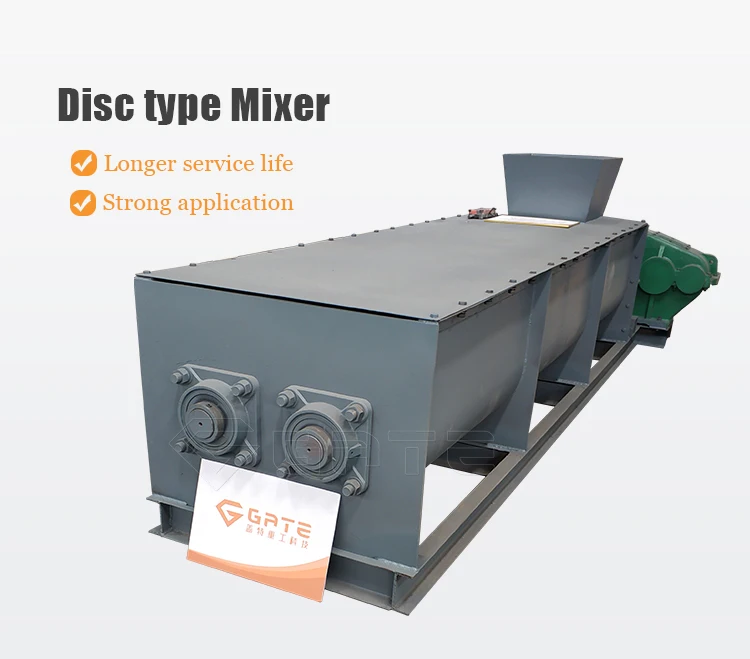 Hot Selling Double Shaft Charcoal/coal Powder Mixer Double Shaft Mixer ...