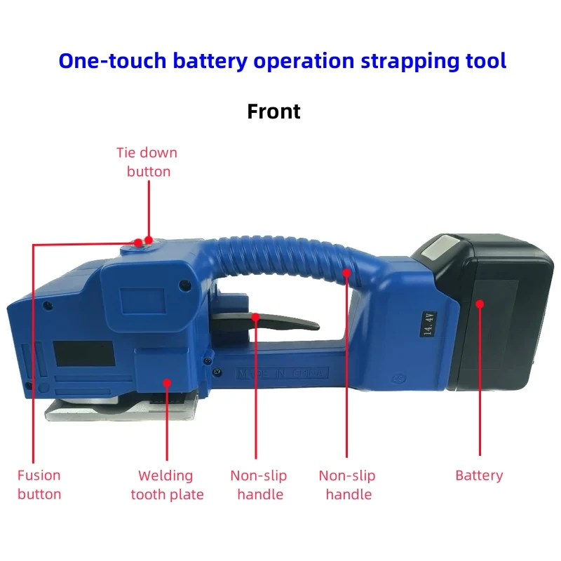Hand Held Electric Strapping Machine Friction Welding Automatic ...