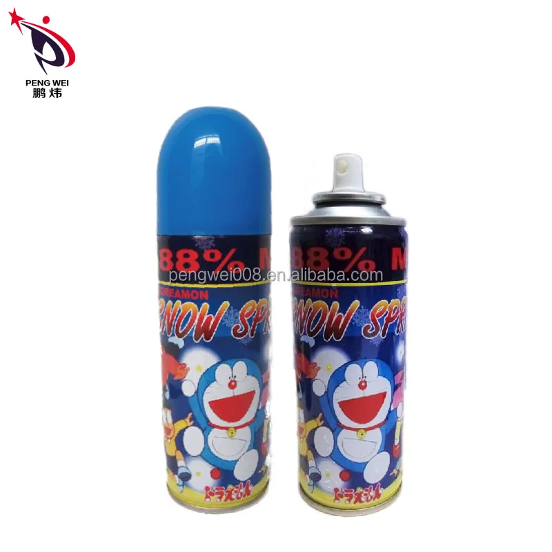 250ml Party Foam Snow Spray Doraemon Wedding Snow Spray - Buy Snow ...