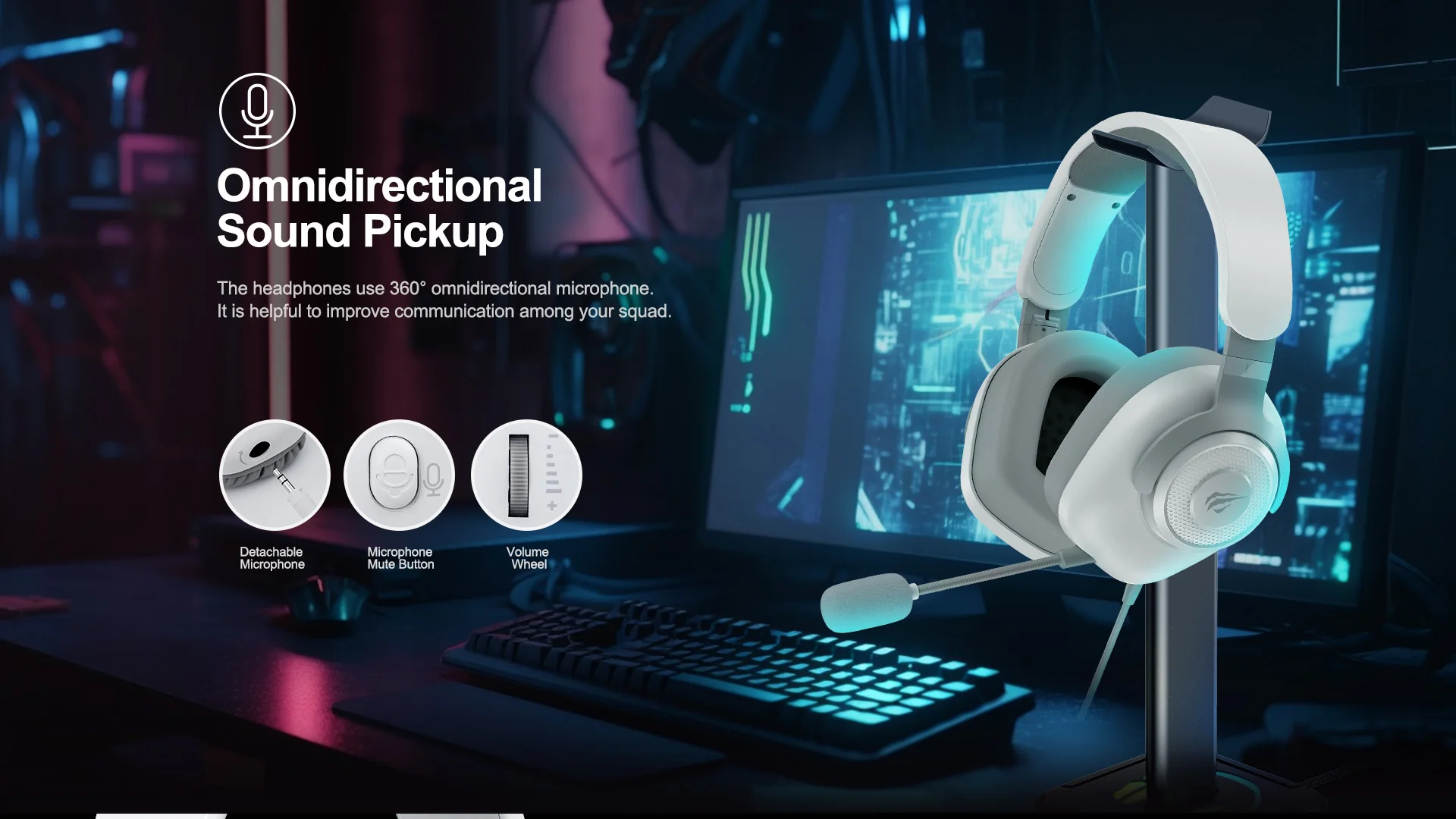 Havit H2230d Gaming Headset - Immersive Audio Experience