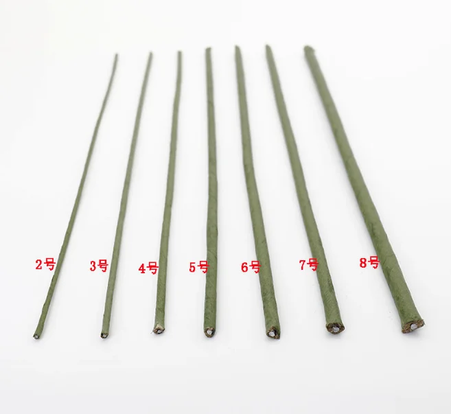 18 Gauge Floral DIY Green Paper Wrapped Metal Floral Stem Wire| Alibaba.com