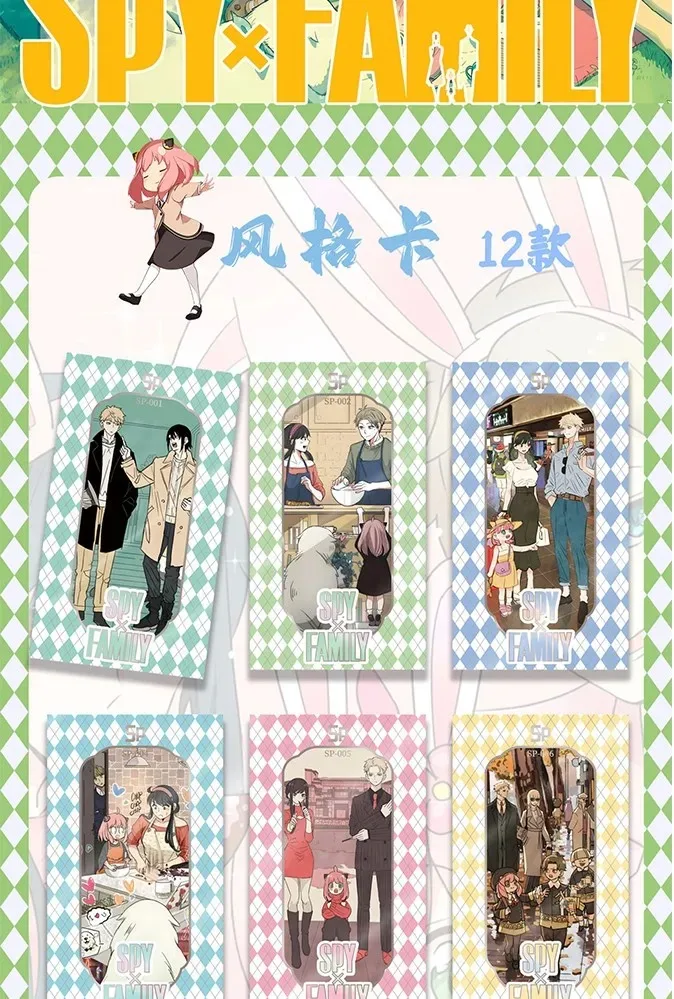 Genuine SPY X FAMILY Collection Cards for Girls Boys Gifts Anime ...