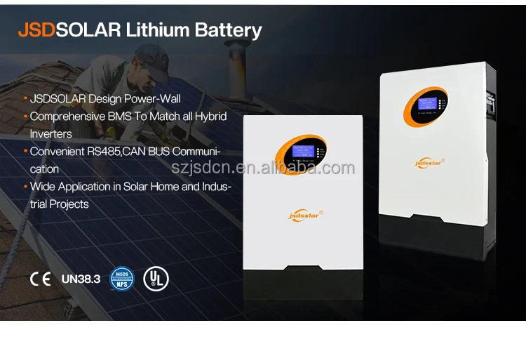 JSDSOLAR Solar Energy 5KW 10kw Lifepo4 Battery 48V 100ah