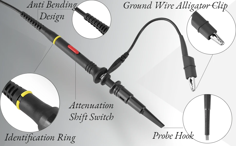 Passive Oscilloscope Probe High Impedance Passive Probe Precision ...