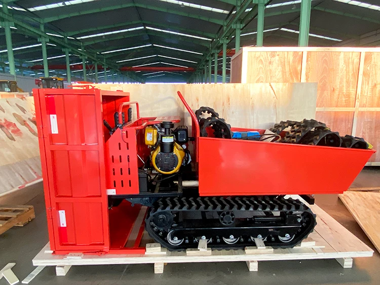 Free Shipping Mini Crawler Dumper Multifunctional Tracked Mini Dumper ...