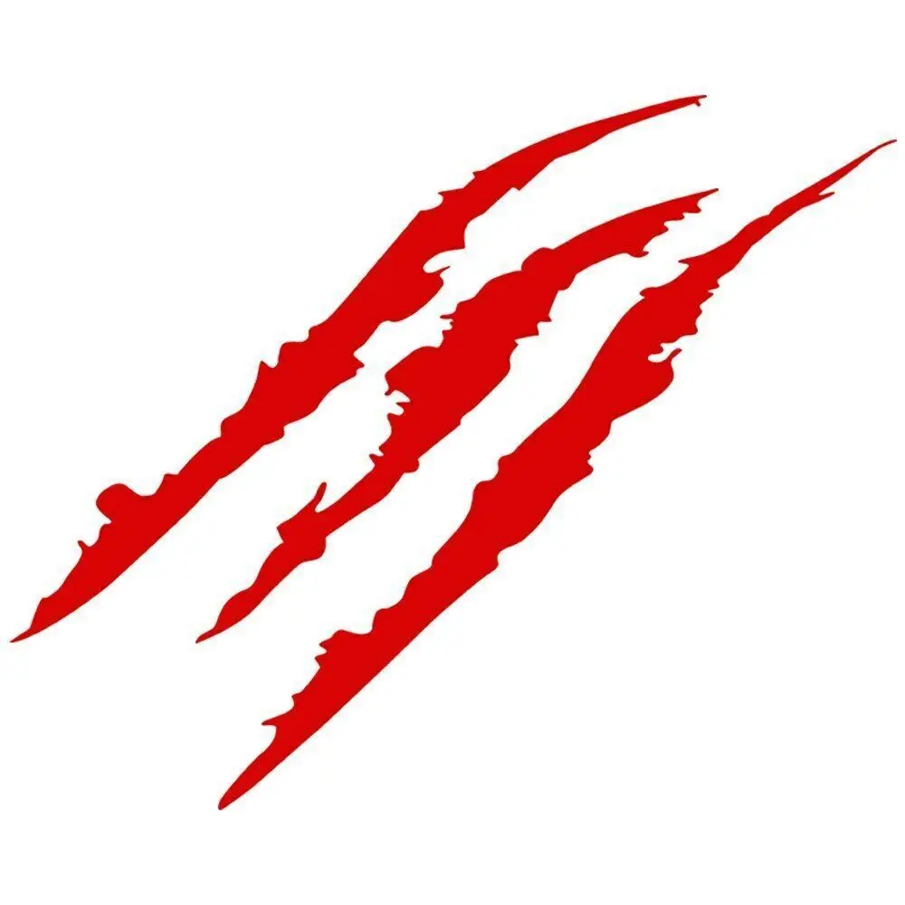 Monster Claw Sports-Style Scratch Decal Reflective Sticker for Car ...